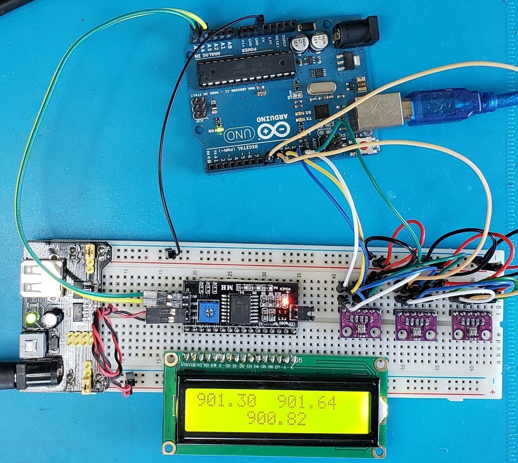 Multiples BMP280 Sensors in Arduino Uno Via SPI: 6 Steps
