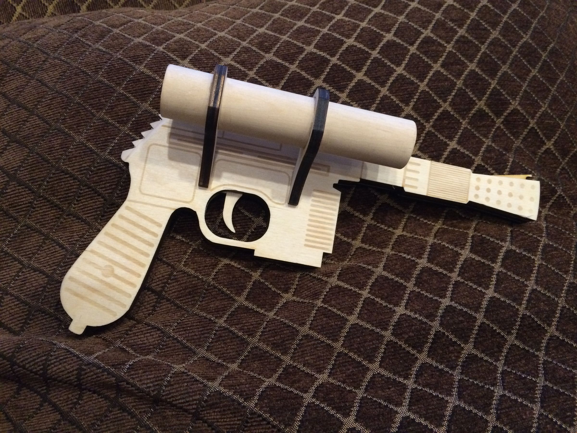 HAN SOLO Elastic Blaster (SemiAutomatic, 5 Bands!) : 8 Steps (with ...