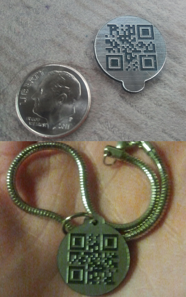 Steampunk QR Code Necklace : 5 Steps (with Pictures) - Instructables