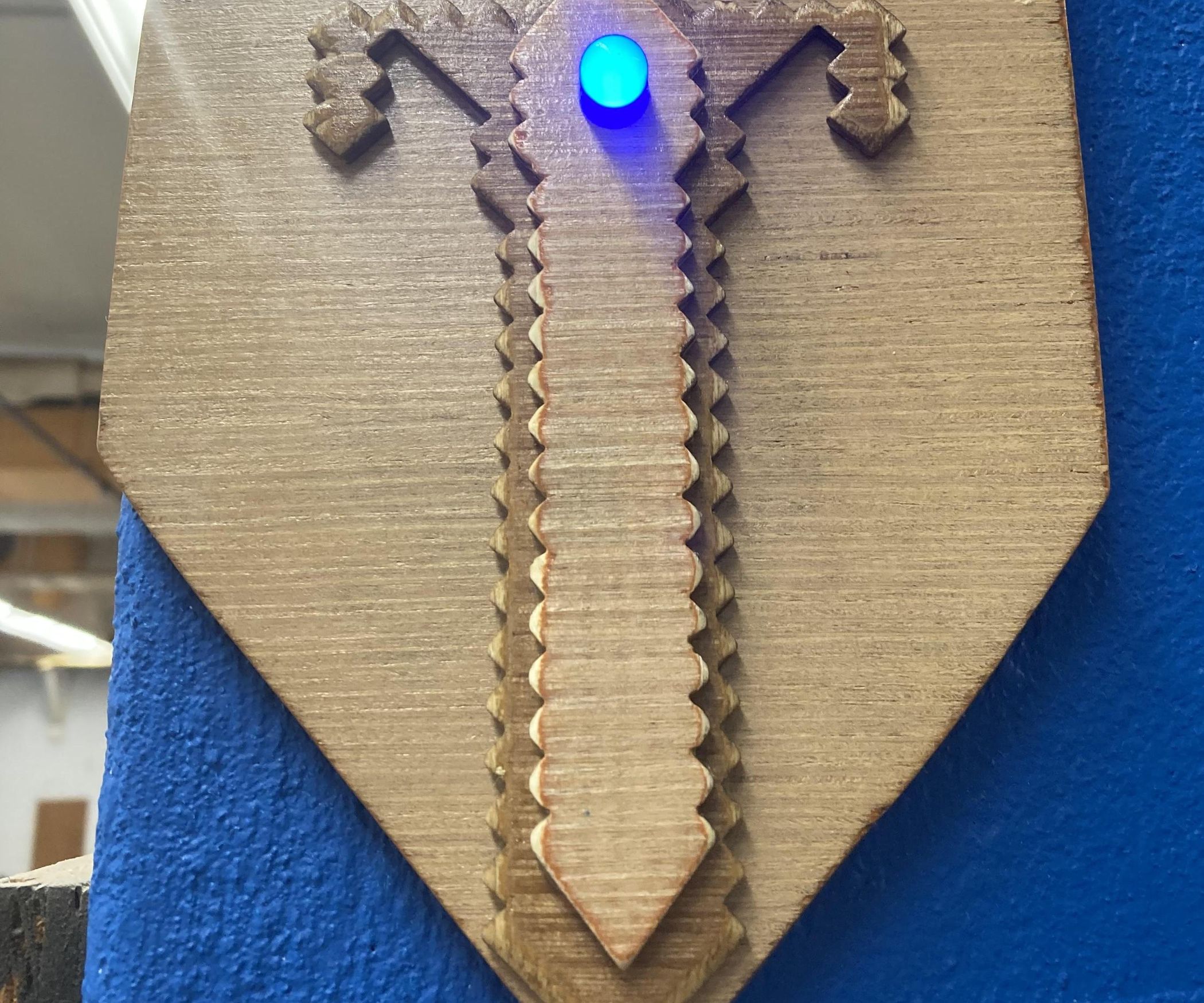 Wooden Sword Plaque : 12 Steps - Instructables