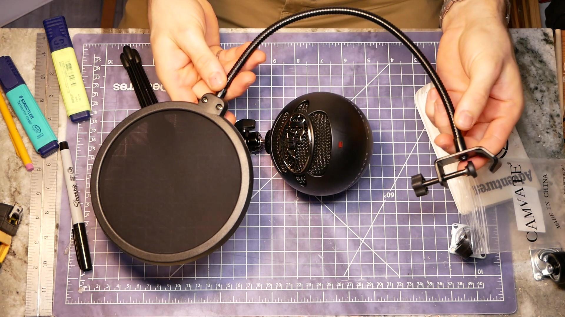 Concrete & Wood Counterweighted Mic Stand : 12 Steps (with Pictures ...