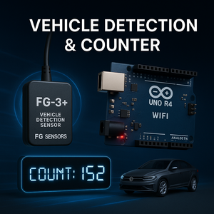 Traffic Detection and Counter Using FG-3+ and Arduino UNO R4 WiFi : 11 Steps - Instructables