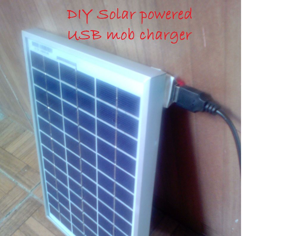 DIY Solar Powered USB Mobile Charger : 7 Steps (with Pictures ...