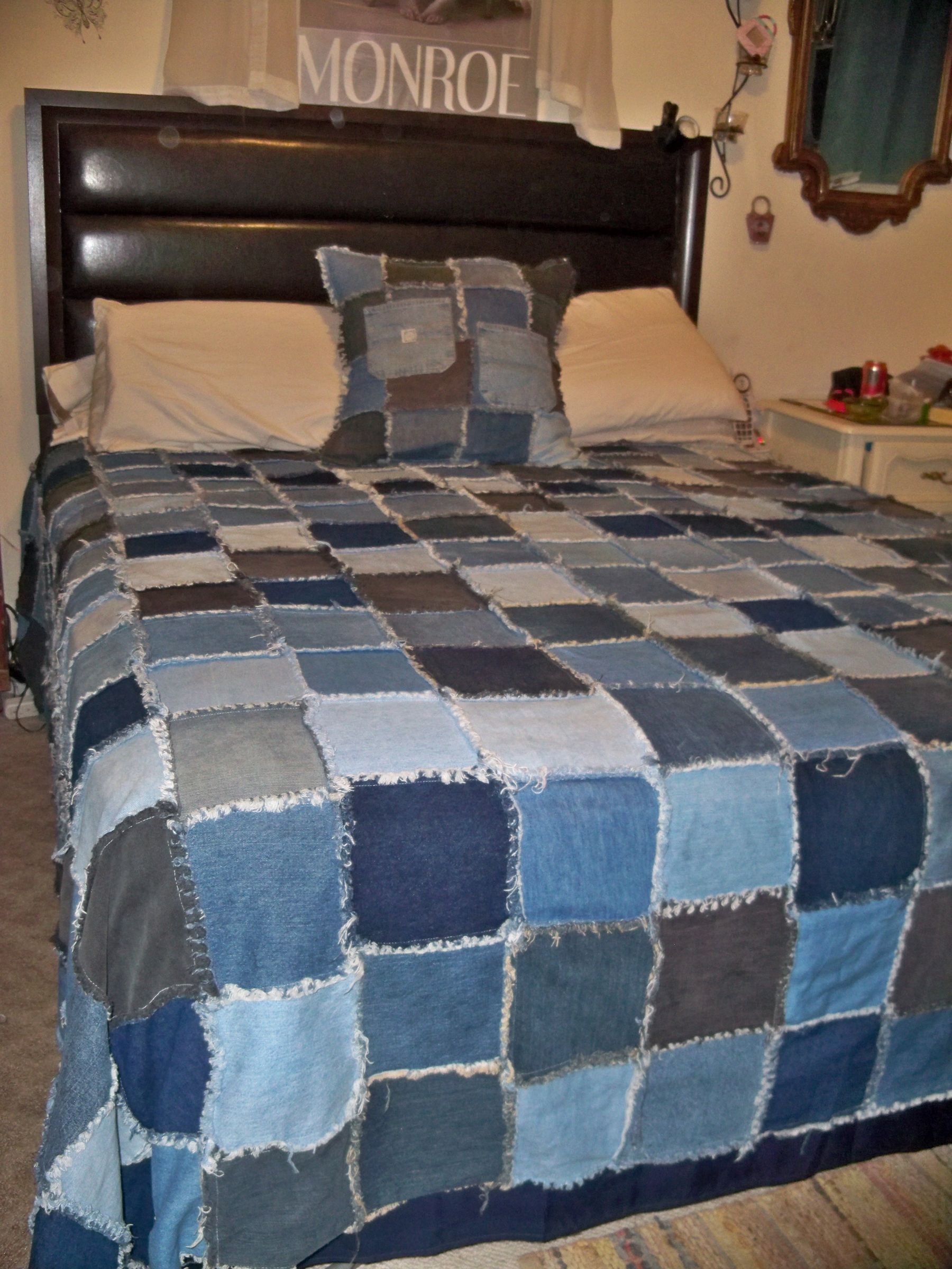 Denim Rag Quilt : 17 Steps (with Pictures) - Instructables