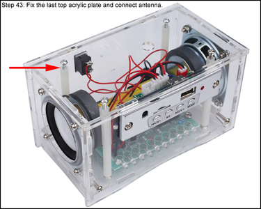 MiOYOOW Outdoor DIY Bluetooth Speaker Kit With FM Radio : 39 Steps ...