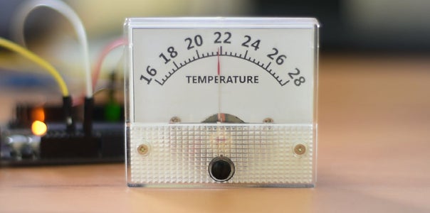 Arduino DIY Analog Thermometer : 7 Steps (with Pictures) - Instructables Arduino DIY Analog Thermometer : 7 Steps (with Pictures) - Instructables