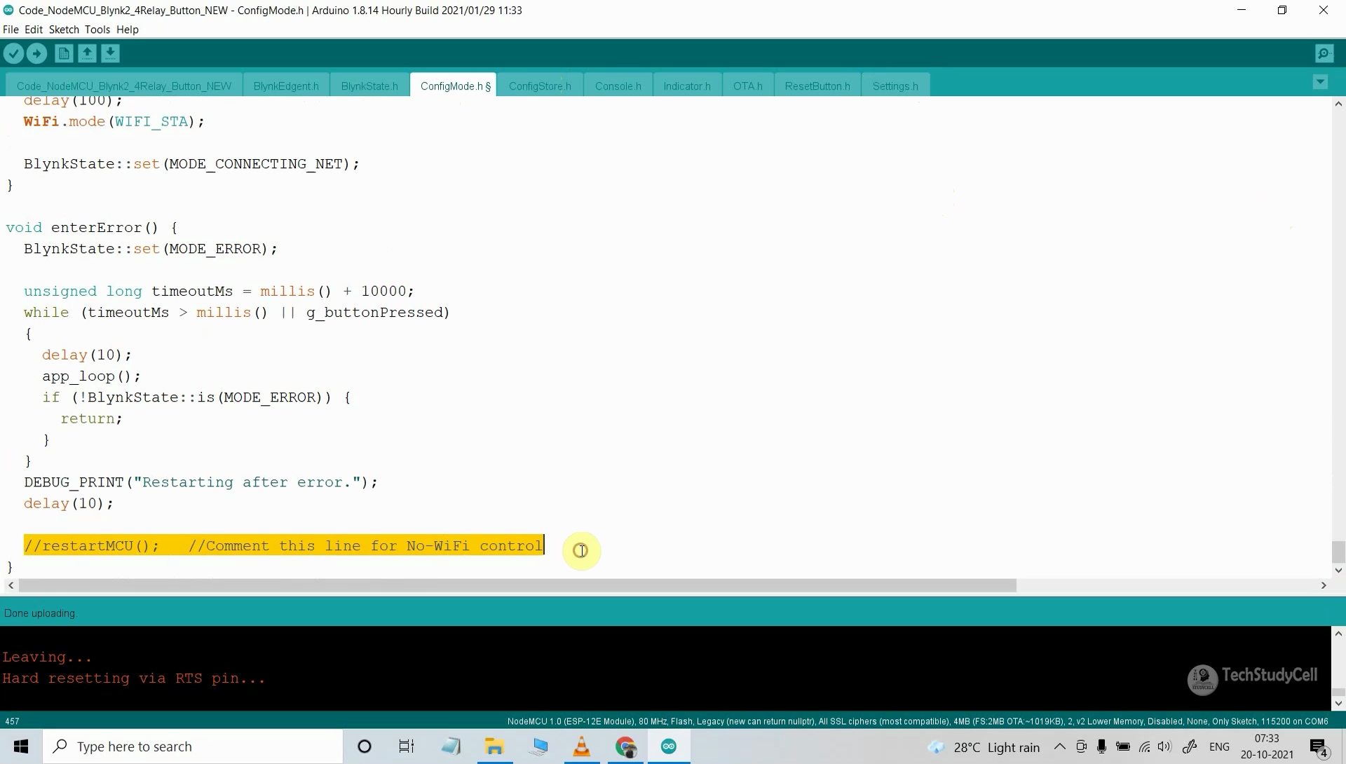 ESP8266 Home Automation Project Using NodeMCU and New Blynk App | IoT ...