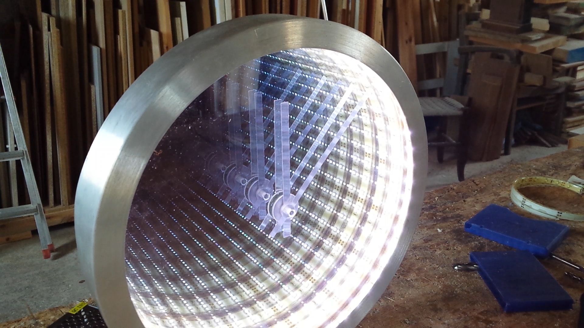 Infinity Mirror Clock Making : 5 Steps (with Pictures) - Instructables