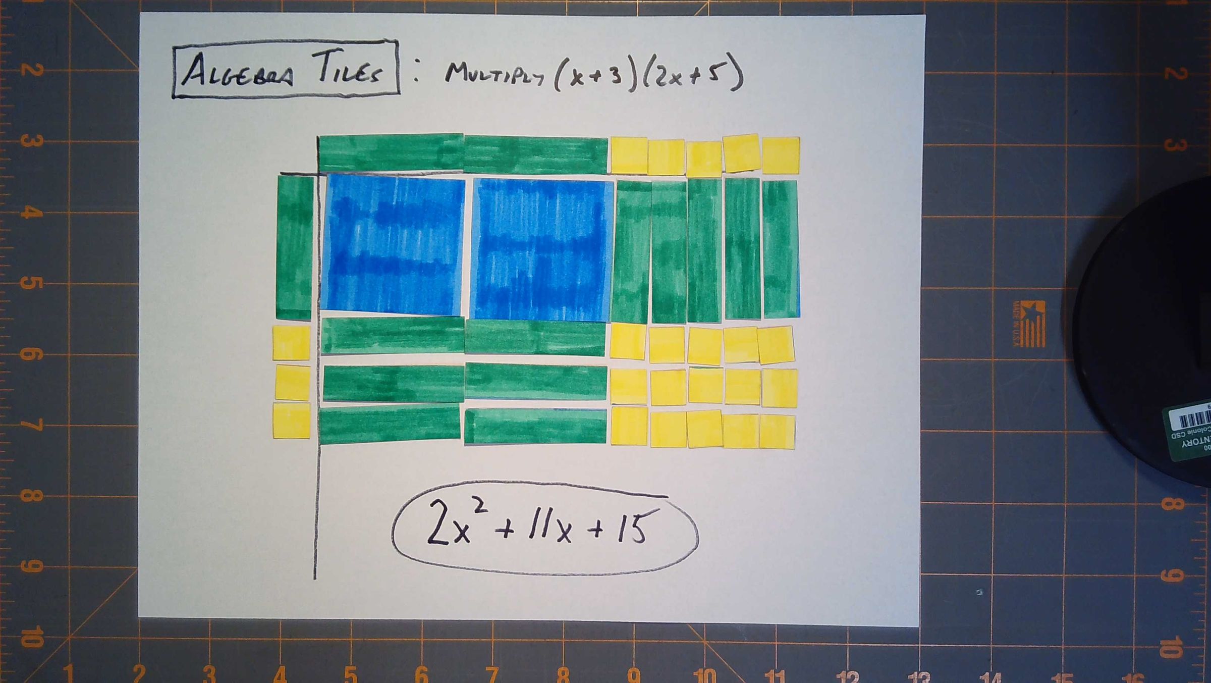 Algebra Manipulatives : 10 Steps (with Pictures) - Instructables