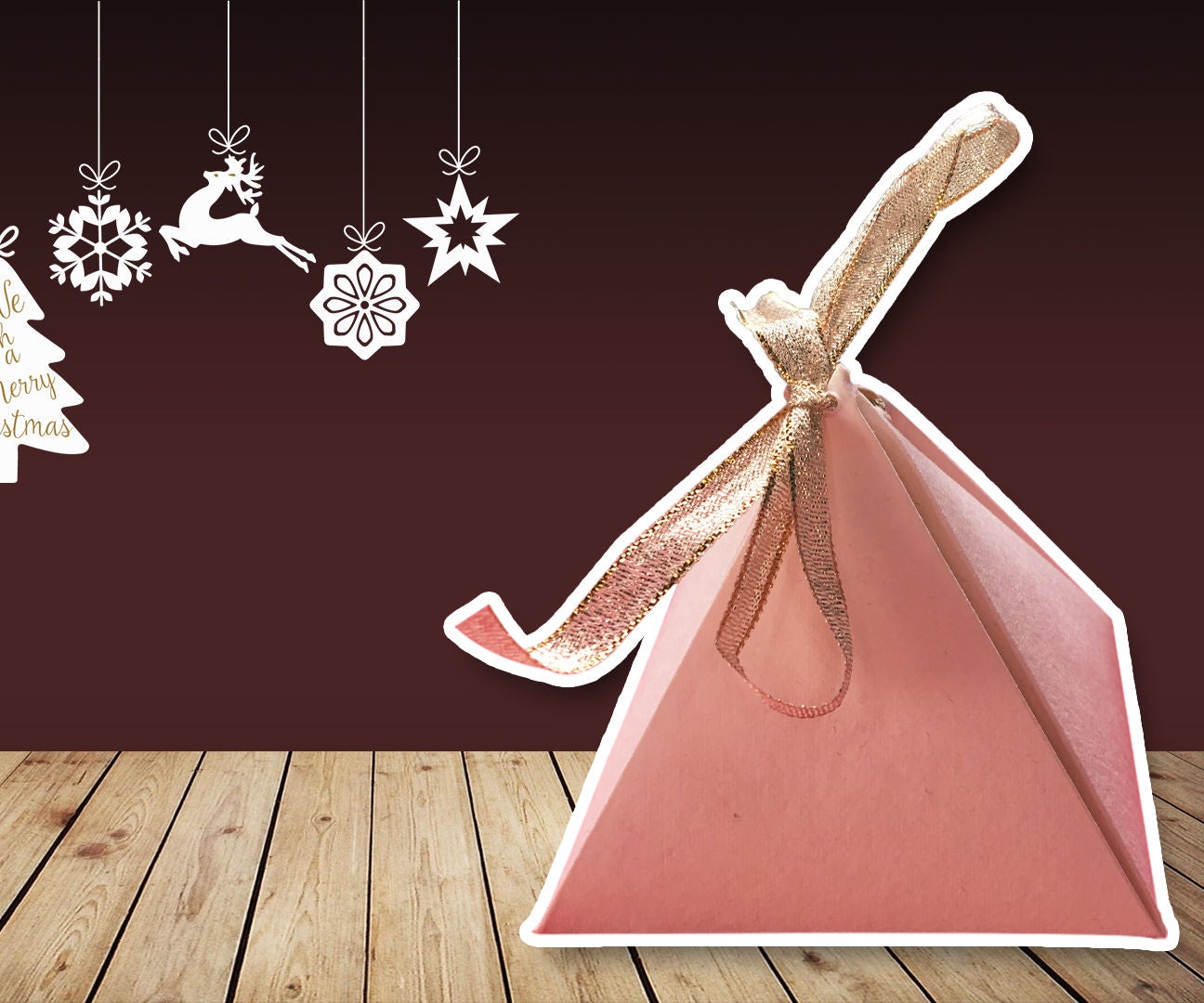 Origami Pyramid Box Tutorial ♥︎ DIY ♥︎ Cute Gift Box ♥︎ | Christmas ...