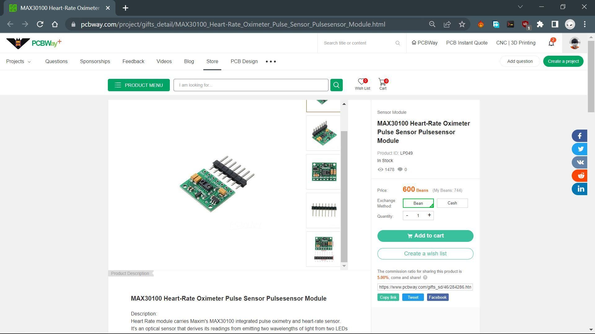 Oximeter With MAX30100 Heart Rate Sensor and ESP32 : 9 Steps ...