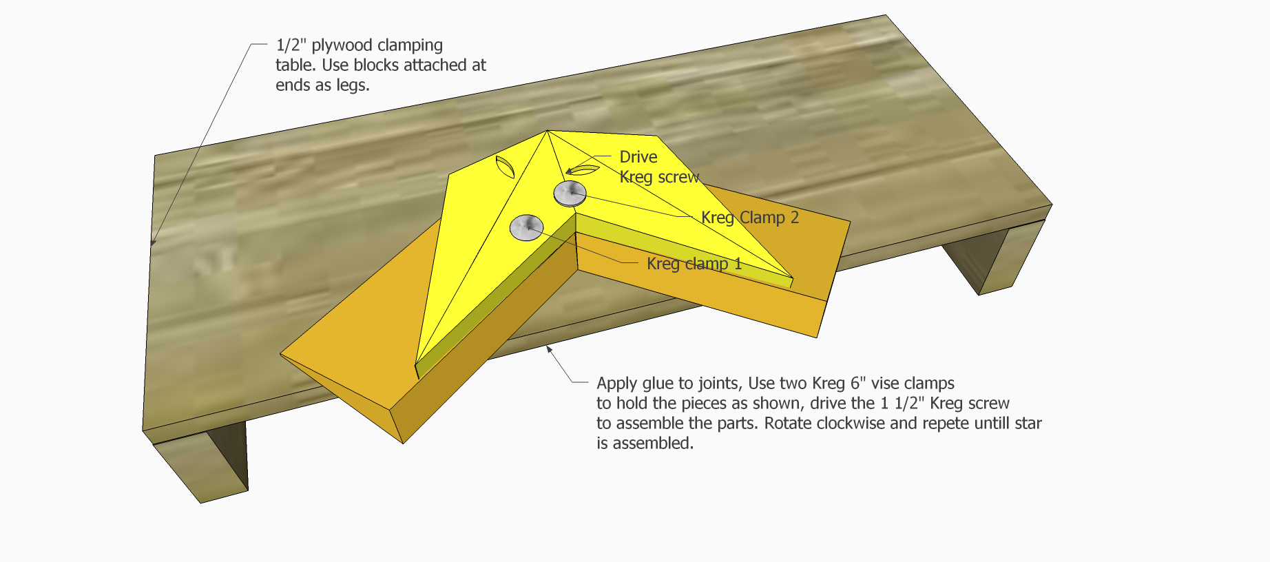 How to Make a 24 Inch Wooden Star With a 2x4 : 17 Steps (with Pictures ...