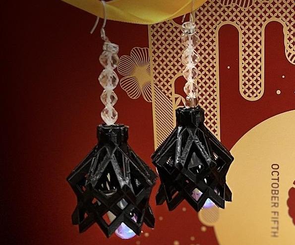 3D Printed LED Earring With Tinkercad Codeblocks : 3 Steps (with ...