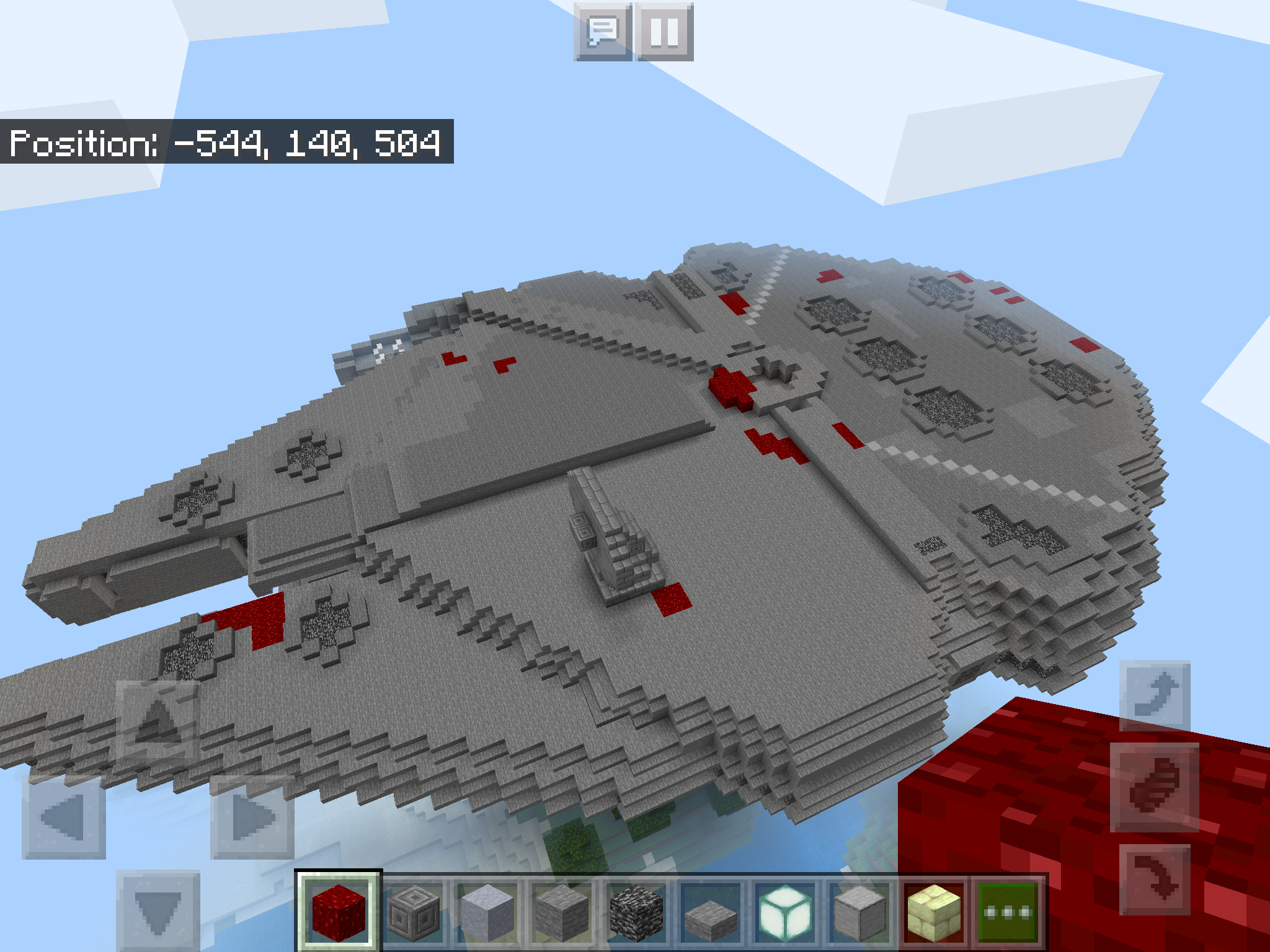 Minecraft - the Millennium Falcon : 7 Steps - Instructables