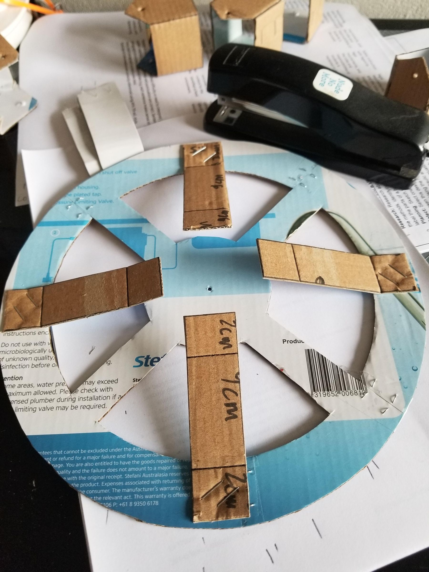 Cardboard Ferris Wheel - Learning From Home Project : 21 Steps (with ...