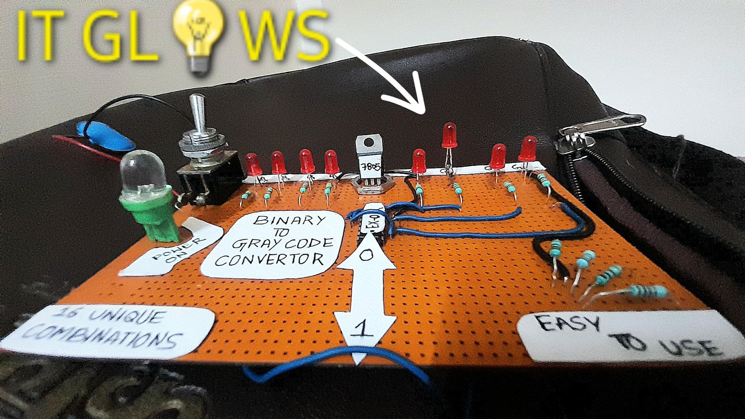 The Binary to Grey Code Convertor - Modified Version for Youth : 5 Steps (with Pictures ...