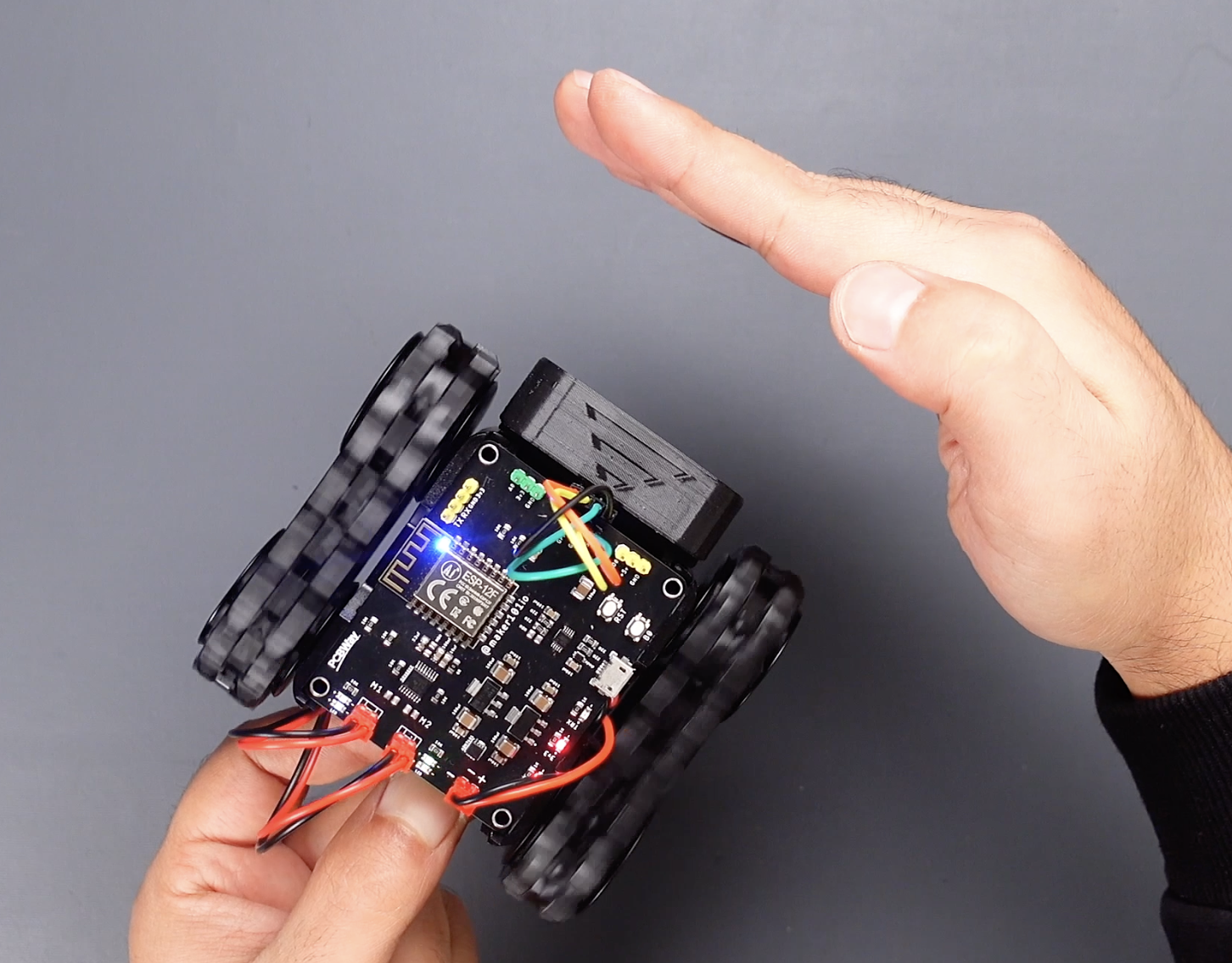 Line Following - Obstacle Avoiding - Drawing Robot (ESP8266 Dual DC ...