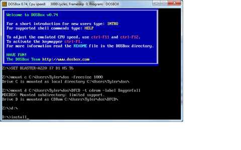 How to Install Daggerfall on DOSBox : 3 Steps - Instructables