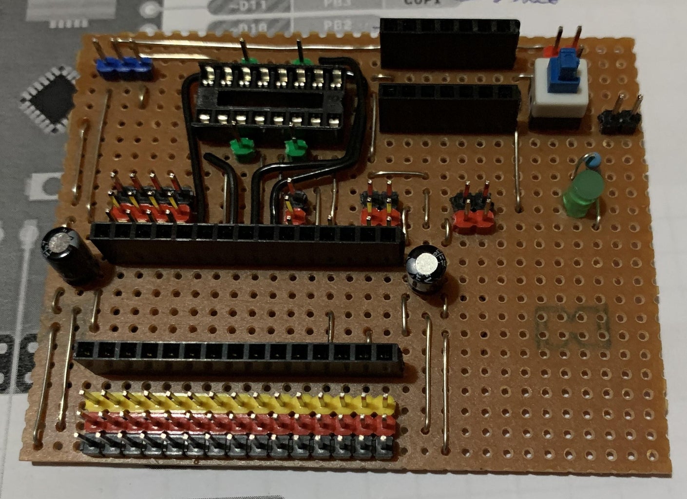 Arduino Nano Robot Controller Board For L0cost Robots Built On Matrix Or Strip Board 11 Steps