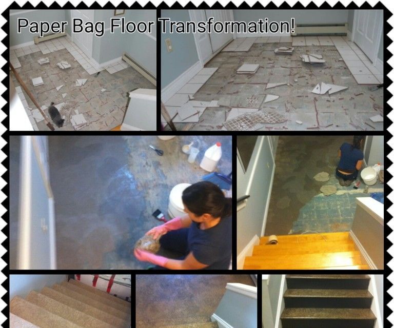 Paper Bag Flooring Instructions : 4 Steps (with Pictures) - Instructables
