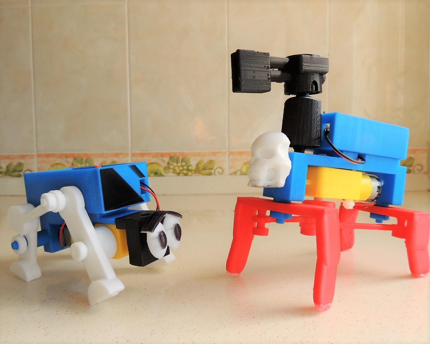 Tinkercad Robotics for School: Create TWO Walking Machines! : 27 Steps ...