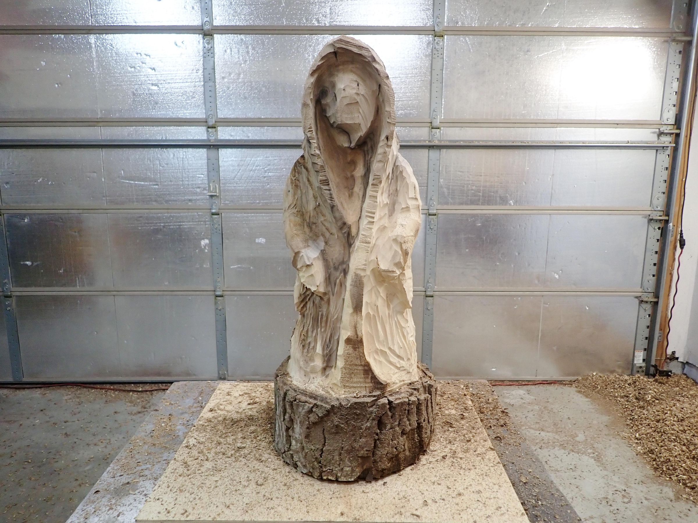 Grim Reaper Carved From a Walnut Log : 17 Steps (with Pictures ...