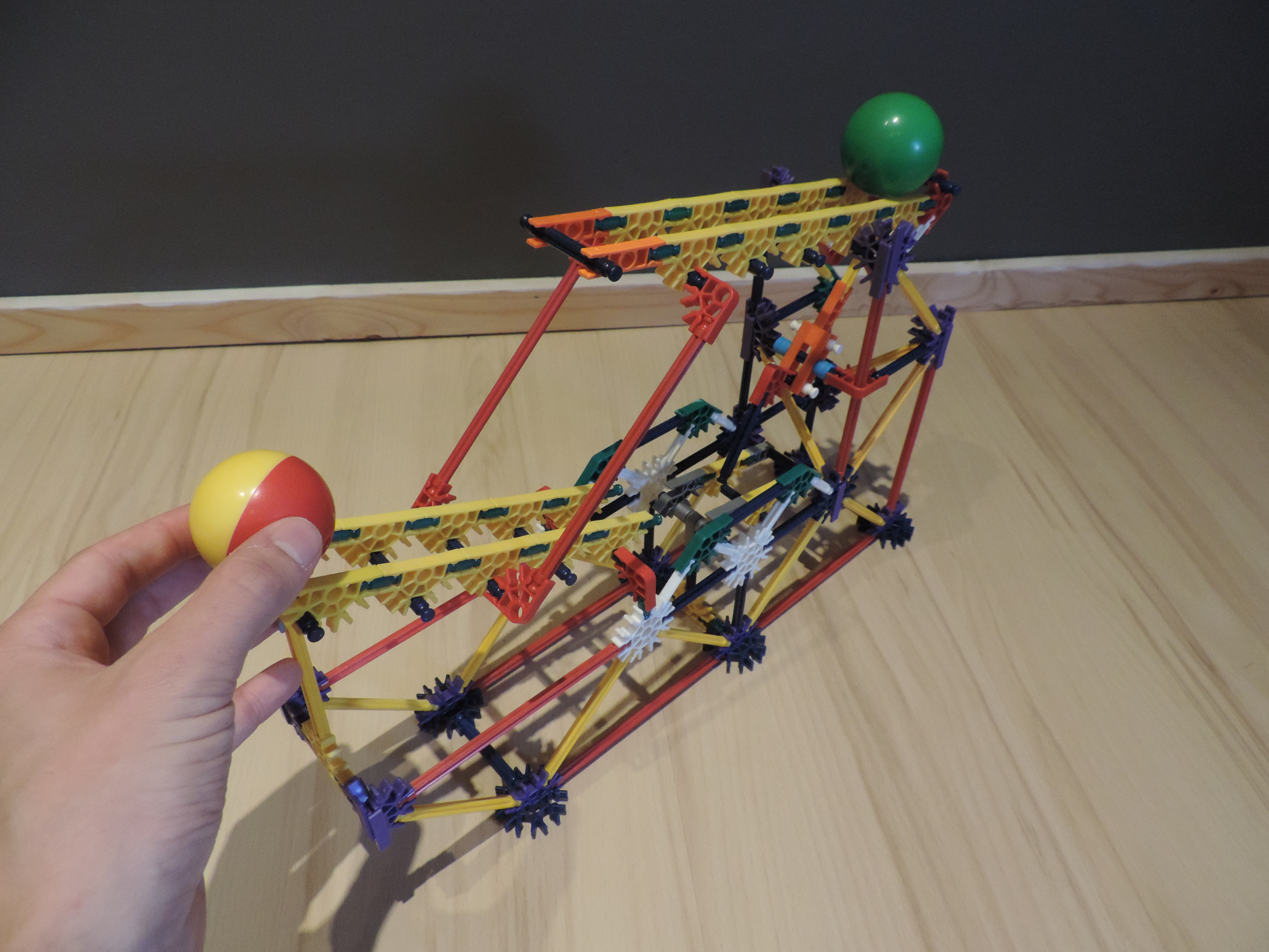 Knex Ball Machine Element: the Ball Launcher : 5 Steps - Instructables