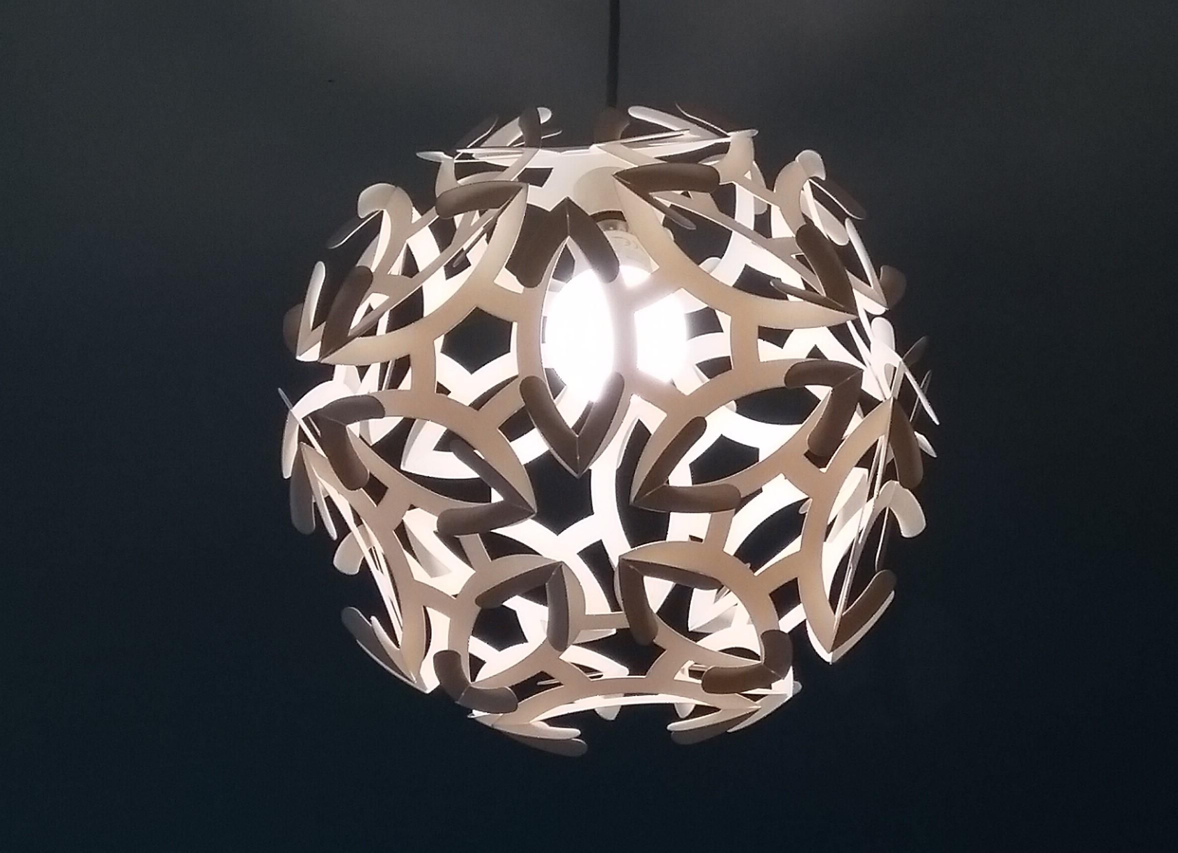 Interlocking Icosahedron Light Shade : 9 Steps (with Pictures ...