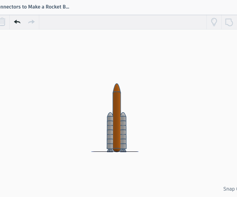 How to Make a Rocket Using Connectors in Tinkercad (Connectors) : 12 ...