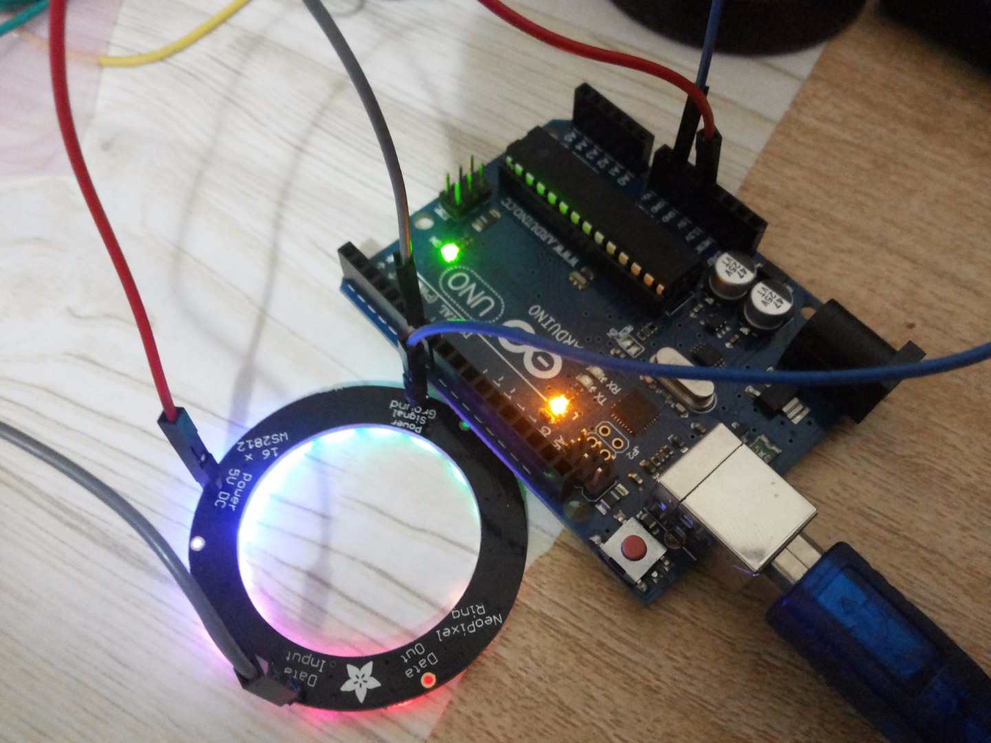 How to Use NeoPixel 16 Ring With Arduino Uno - Instructables