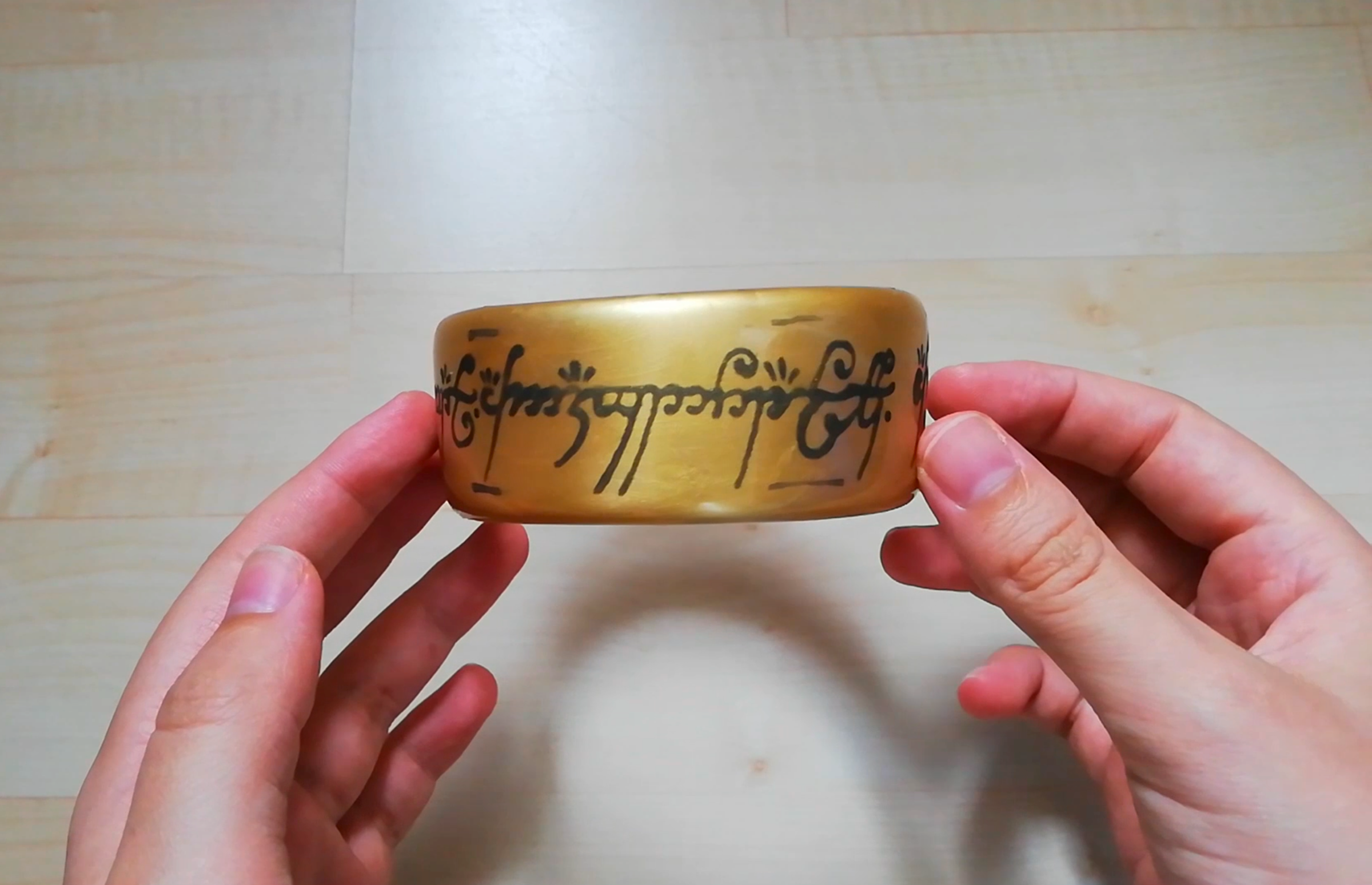 LOTR Ring From a Plastic Bottle : 8 Steps (with Pictures) - Instructables