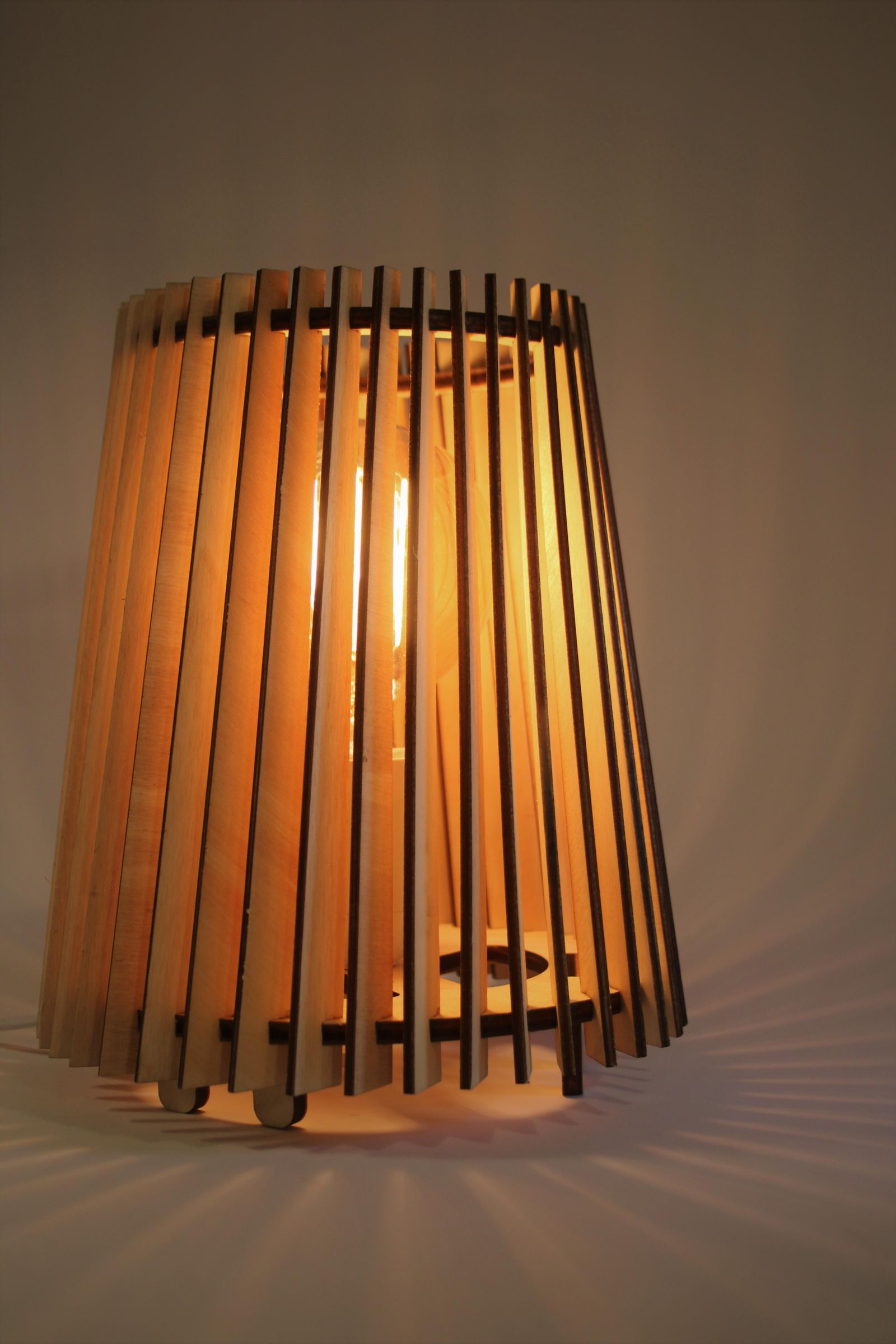 Laser Cut Wooden Table Lamp : 6 Steps (with Pictures) - Instructables