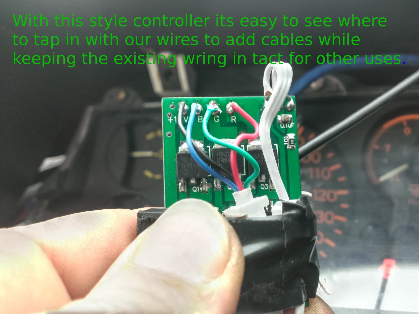 RGB LED Car Dash, and Door Lighting : 7 Steps (with Pictures ...