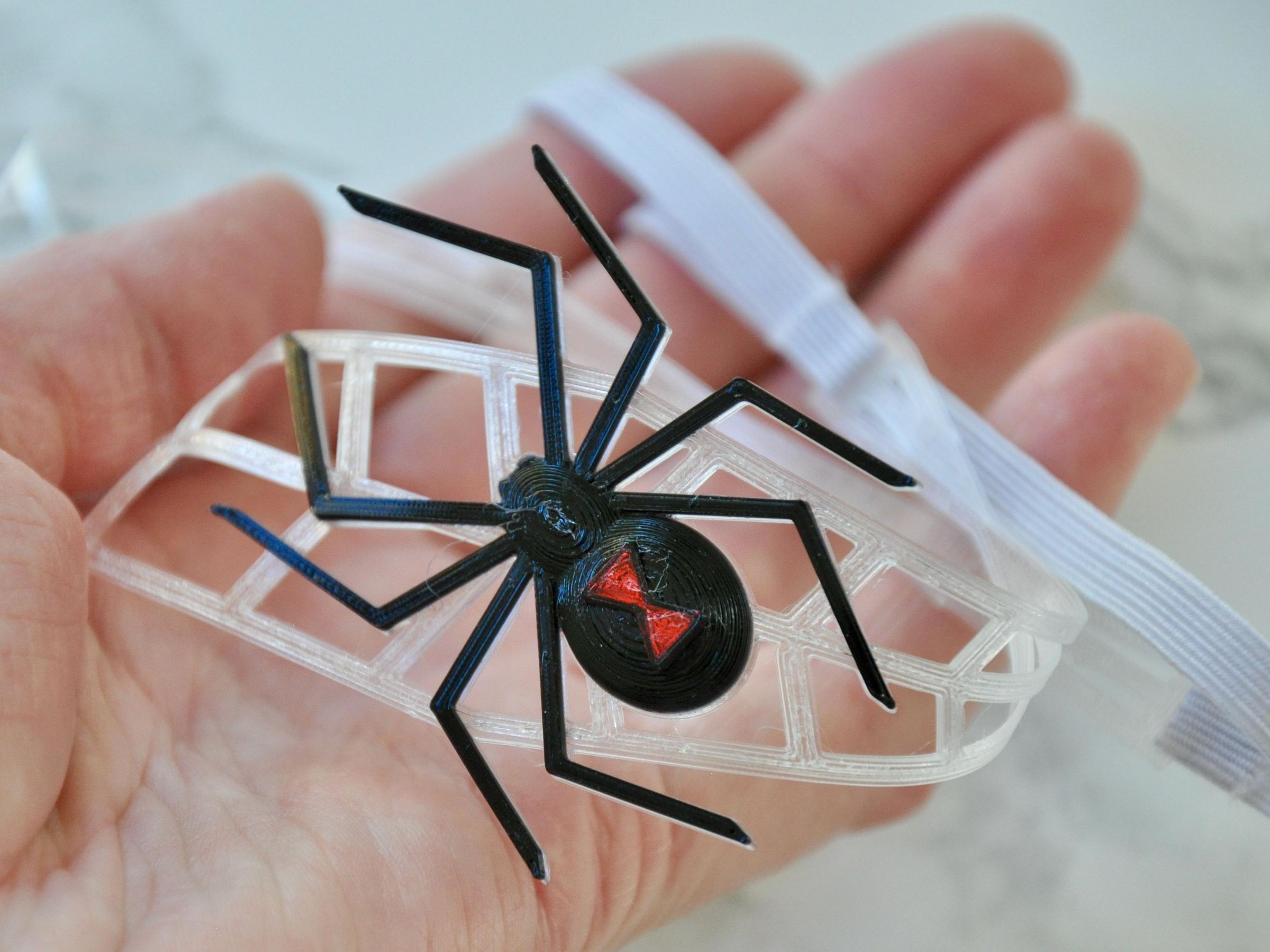 Flexible 3D Print Headband - Halloween Spider and Bloody Drips : 4 ...