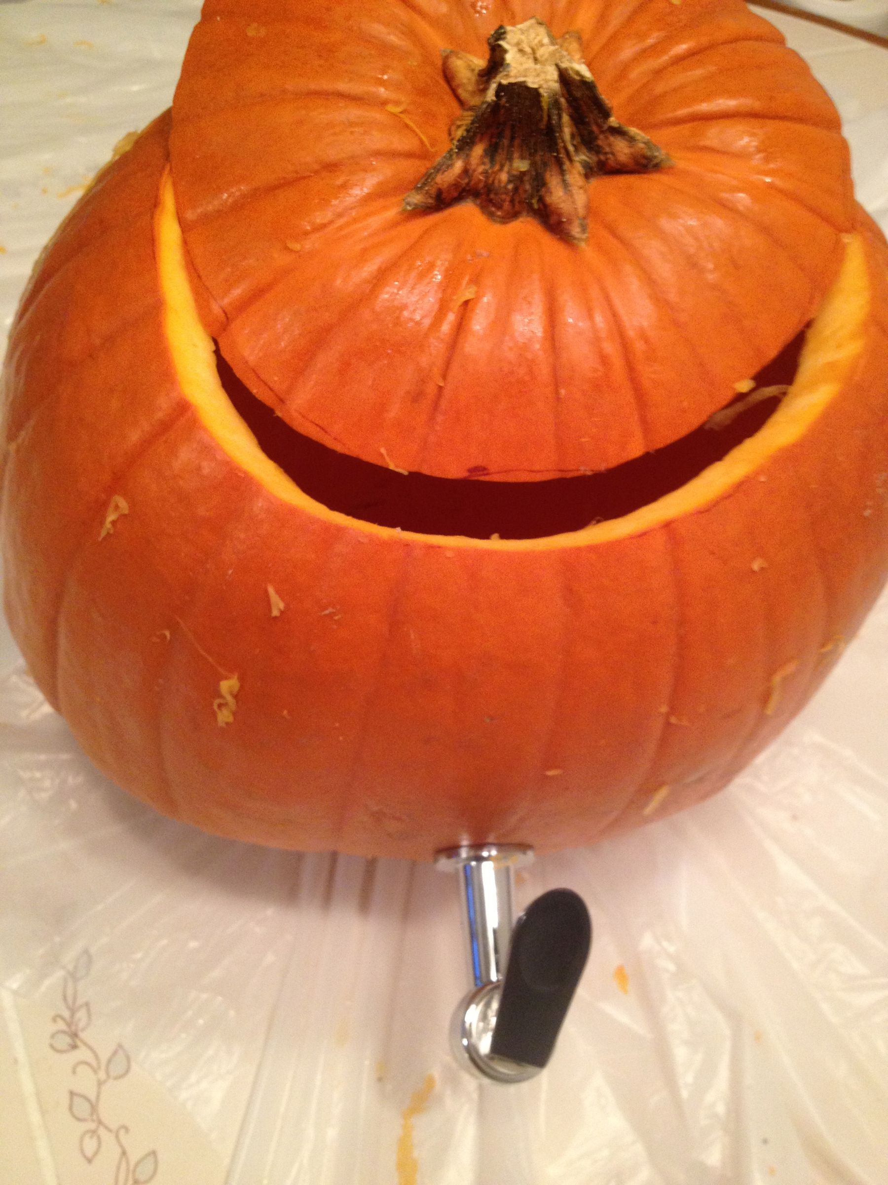 Make a Halloween Pumpkin Punch Bowl : 11 Steps (with Pictures ...