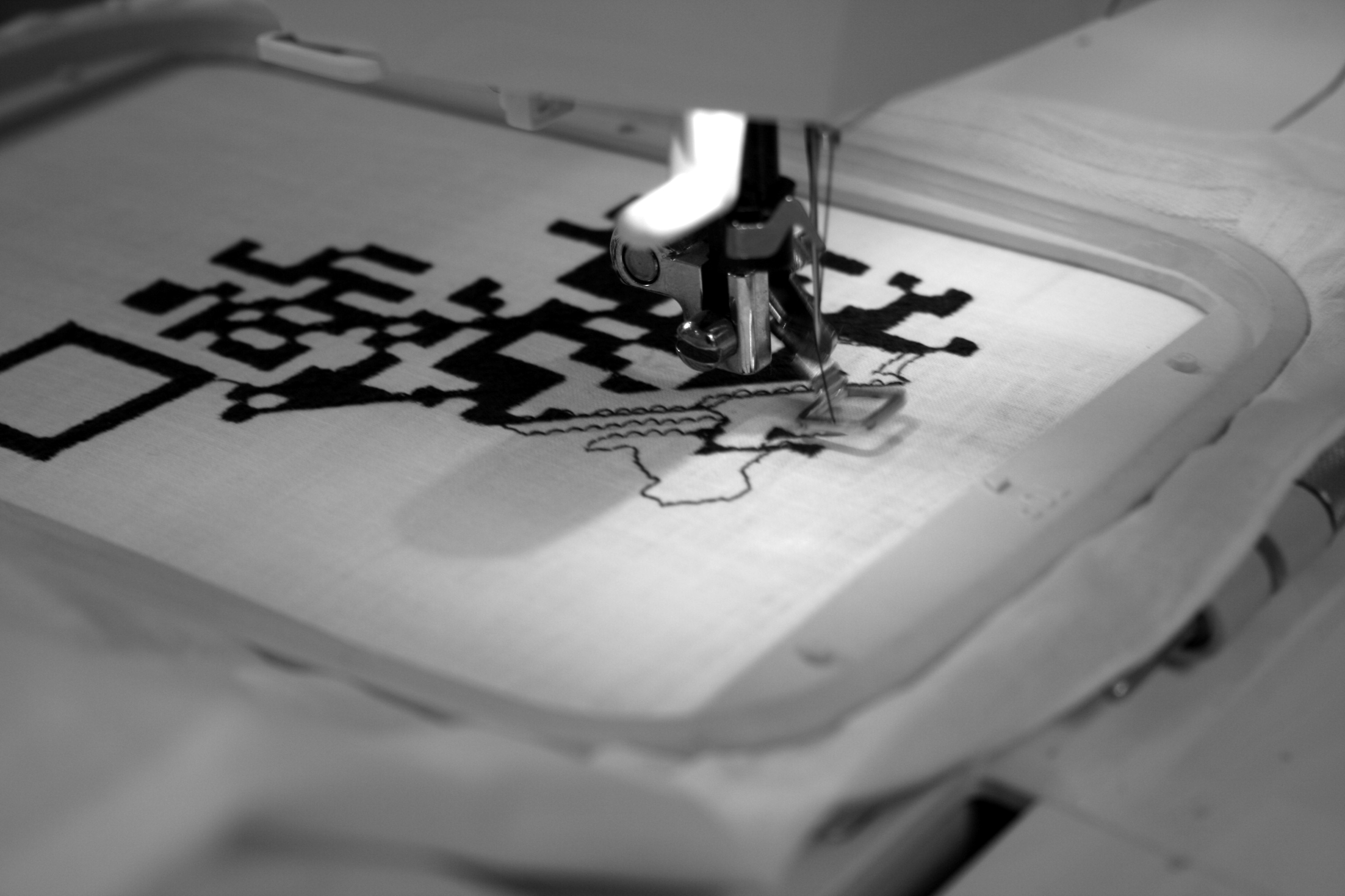 CNC Embroidery: QR Code : 5 Steps (with Pictures) - Instructables