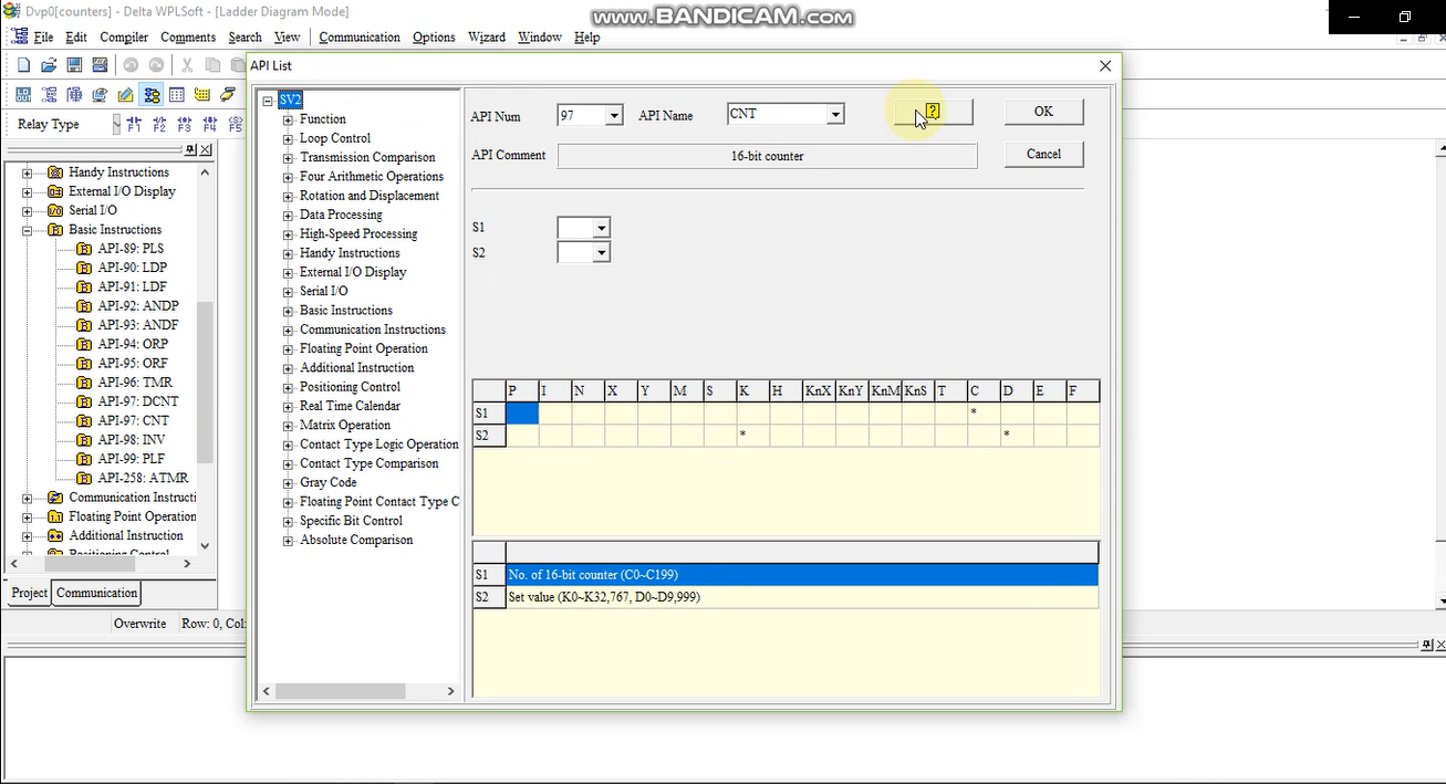 How to Use Counter in Ladder Diagram? | Delta WPLSoft : 15 Steps ...
