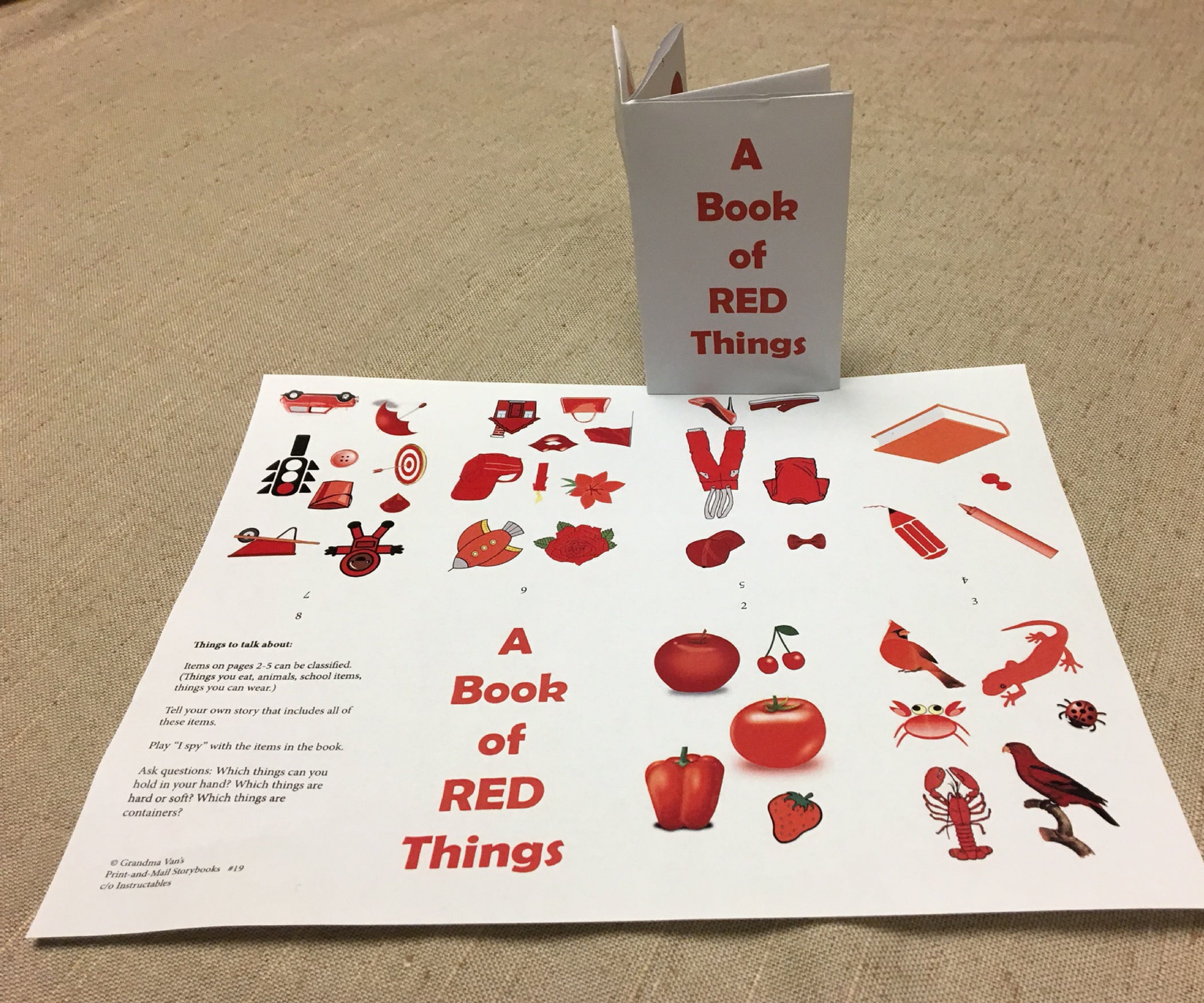 A Book of Red Things (#19) - Instructables