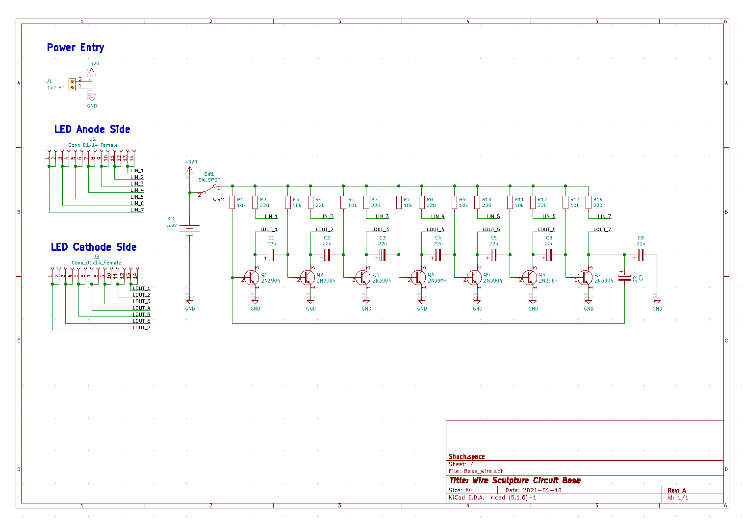 Circuit Board for Making Freeform Circuit Sculptures : 6 Steps (with ...