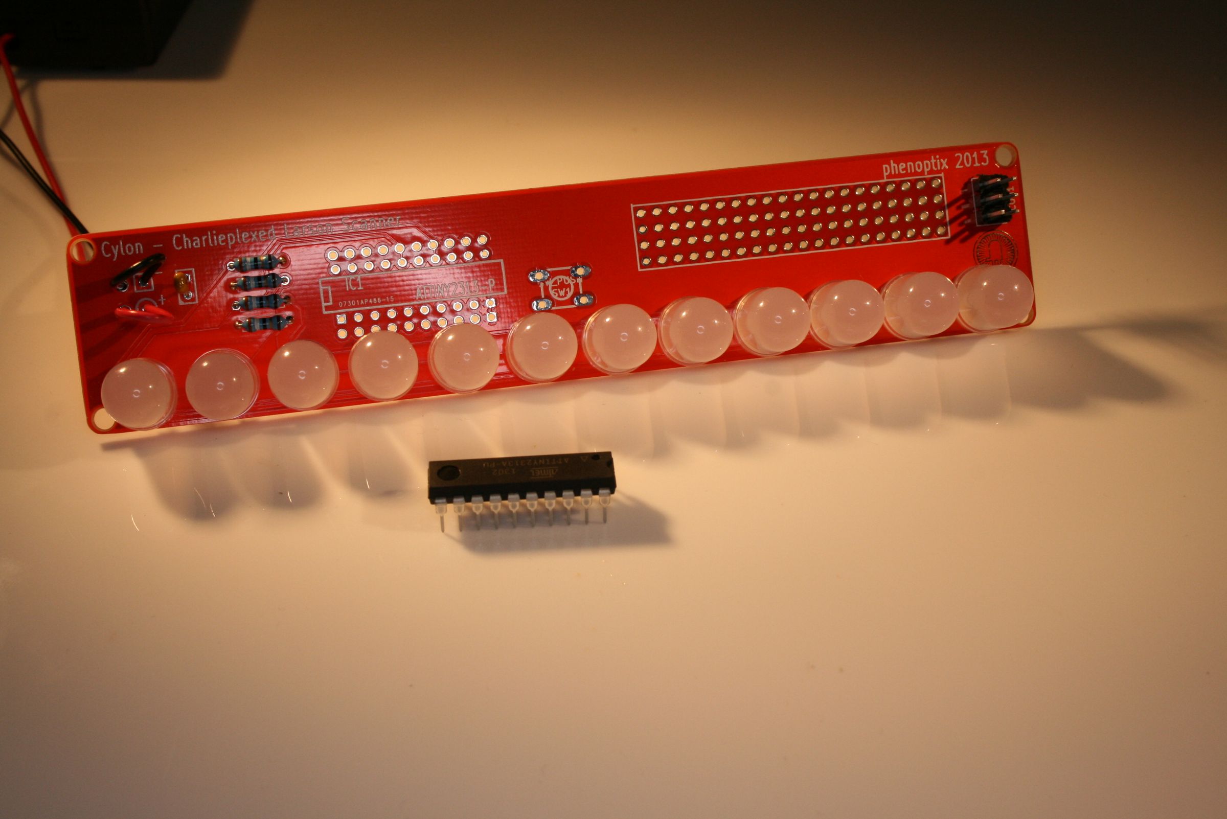 The Cylon - Larson Scanner Kit - With Charlieplexing! : 9 Steps (with ...