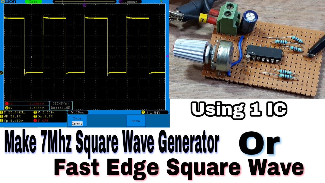 Fast Edge Square Wave Generator : 4 Steps - Instructables