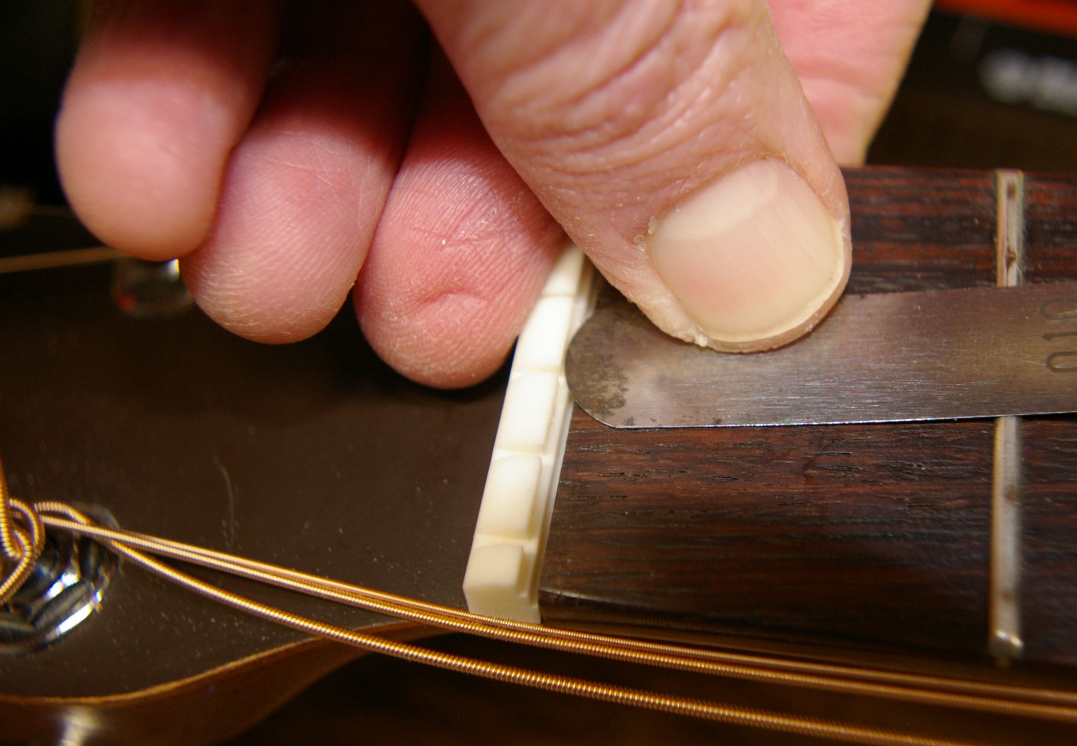 Zero Glide Nut Replacement (Zero Fret Installation) for Guitar : 4 ...