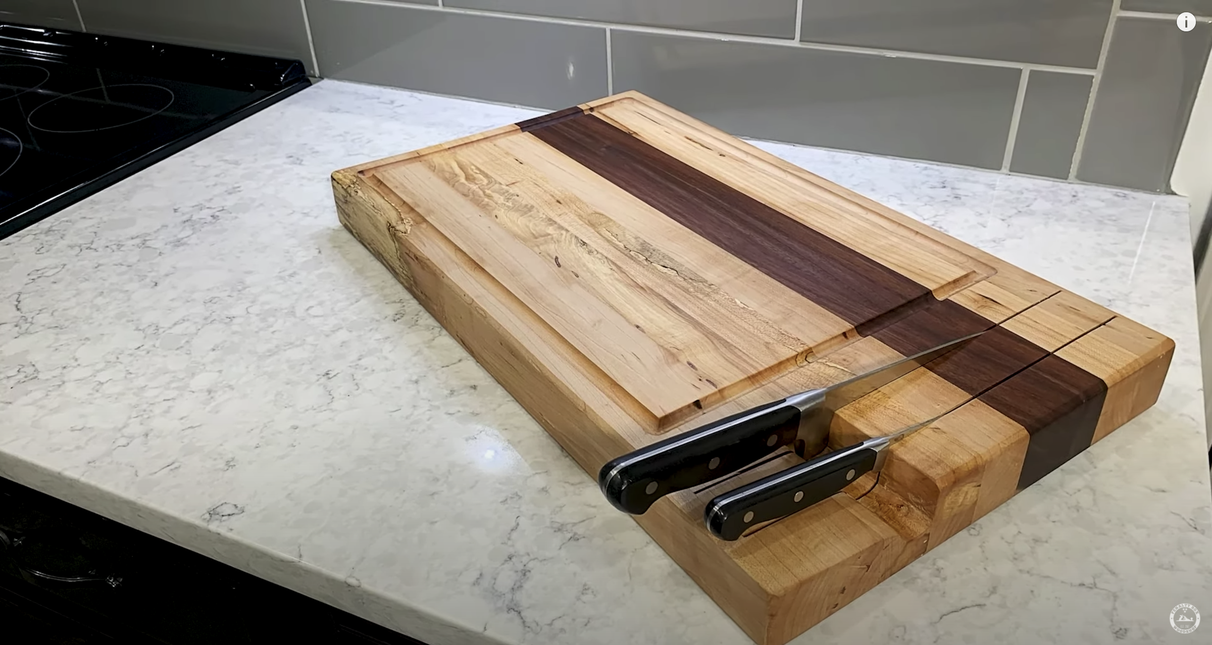 The Ultimate Cutting Board With Knife Storage - DIY : 10 Steps (with ...