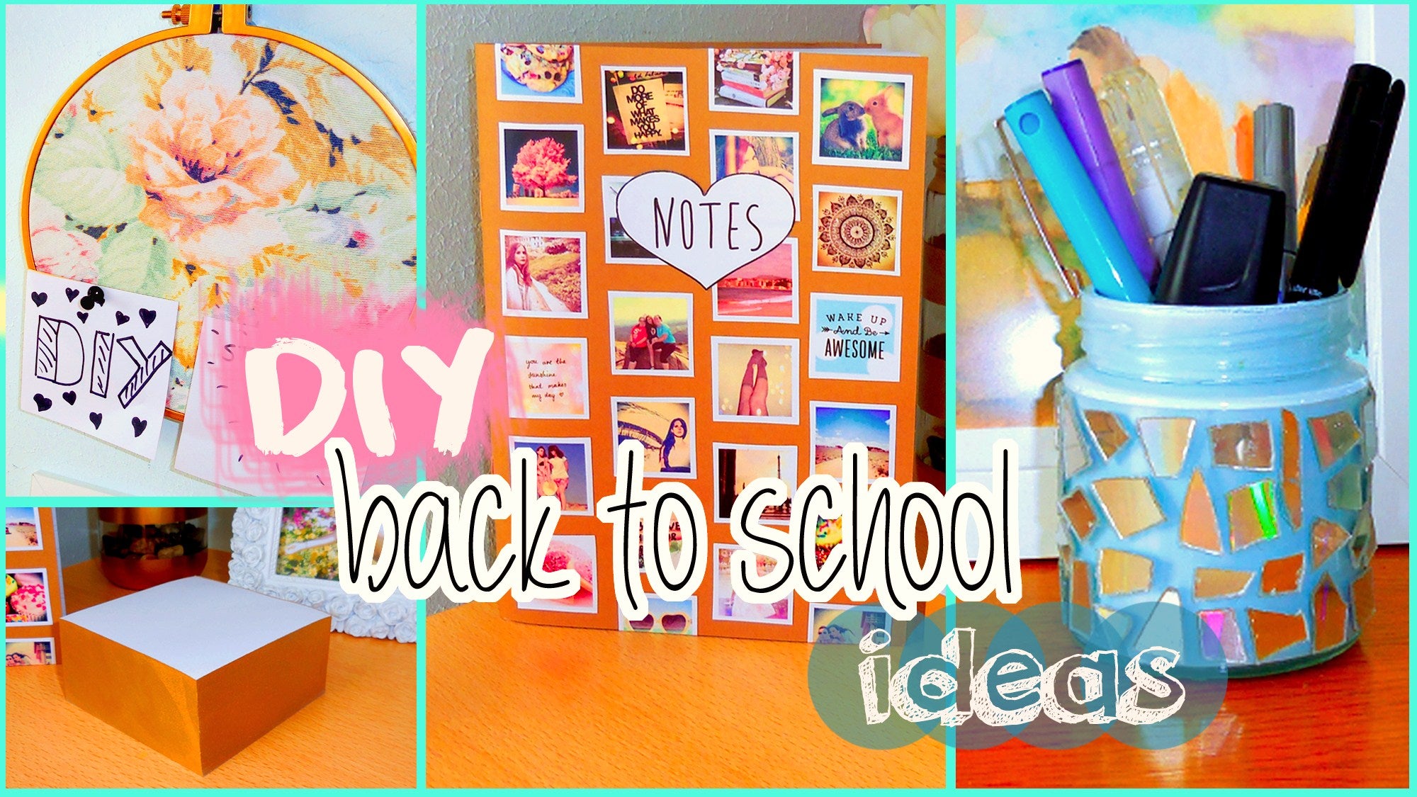 DIY Back to School Ideas! DIY Organization, Tumblr Inspired Supplies ...