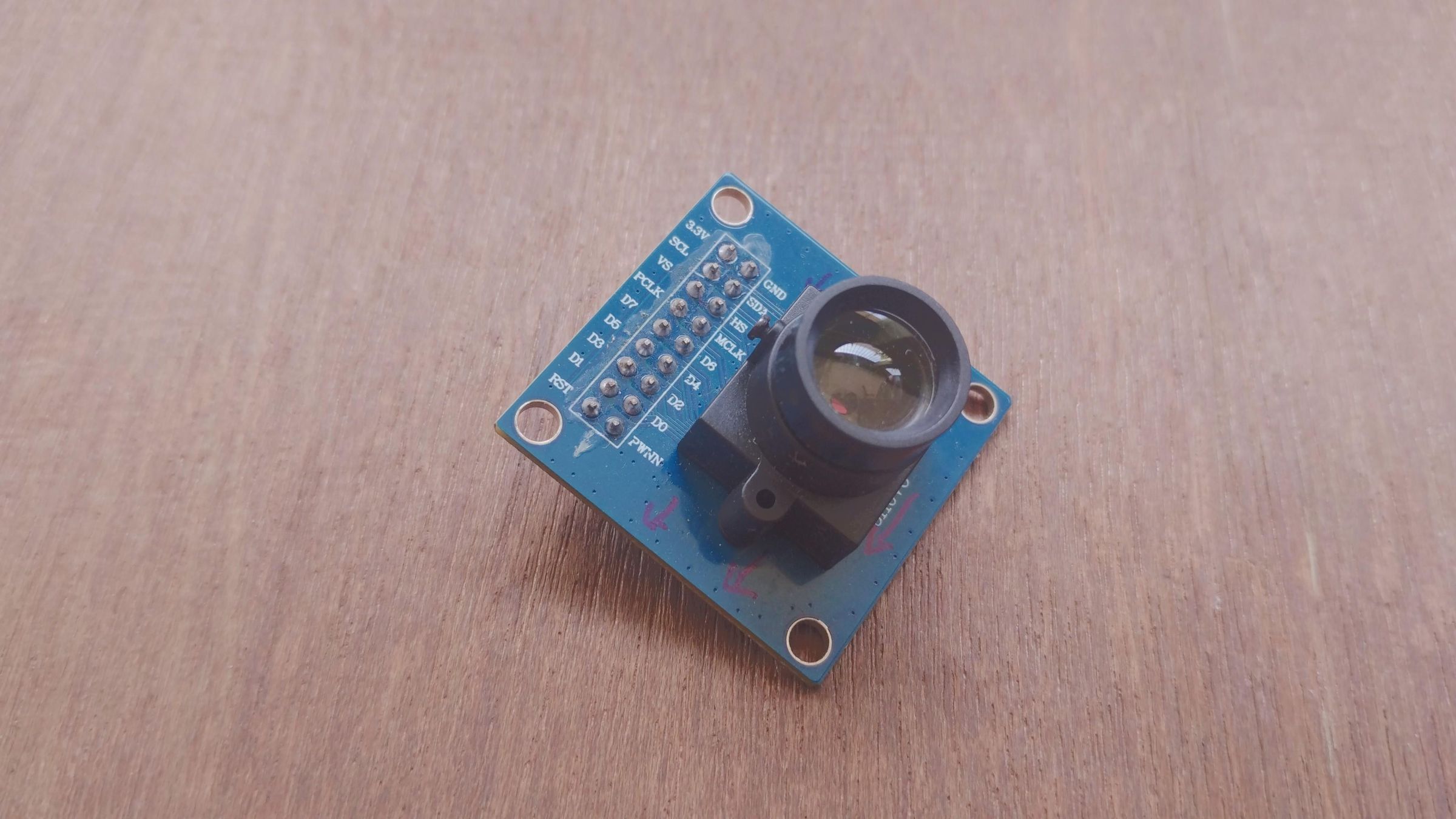 Beginners Guide to an Optical Flow Sensor With OV7670 Camera : 5 Steps ...
