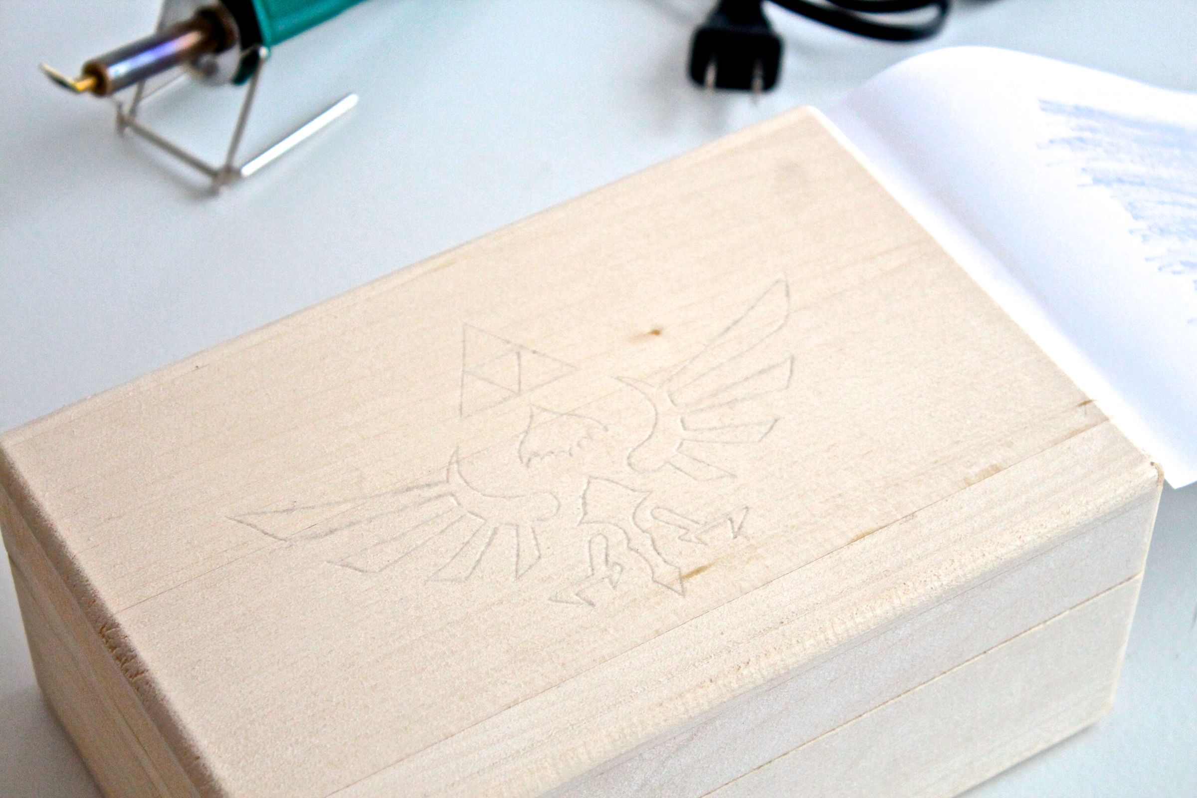 Woodburned Legend of Zelda Box : 6 Steps (with Pictures) - Instructables