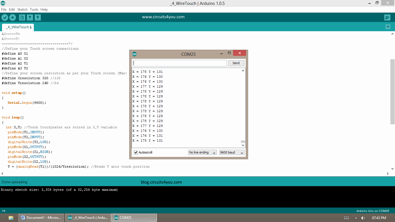 4-Wire Touch Screen Interfacing With Arduino : 3 Steps - Instructables