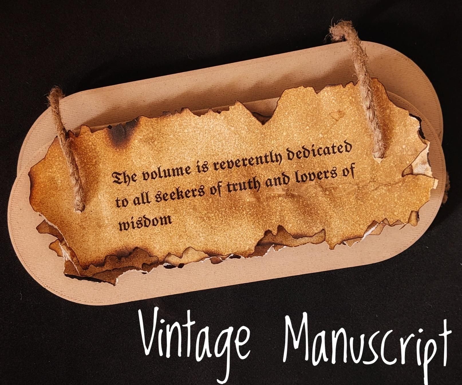 "Vintage Manuscript Crafting: : 7 Steps (with Pictures) - Instructables