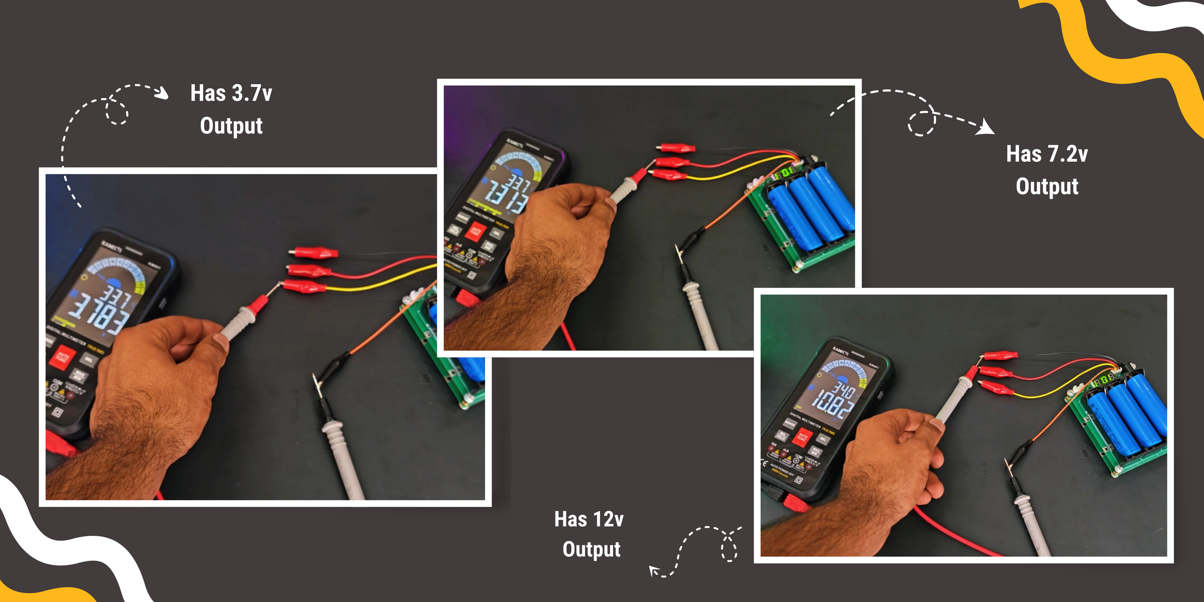 DIY 12V Lithium-Ion Battery Pack | Multi-Voltage Output | Battery ...