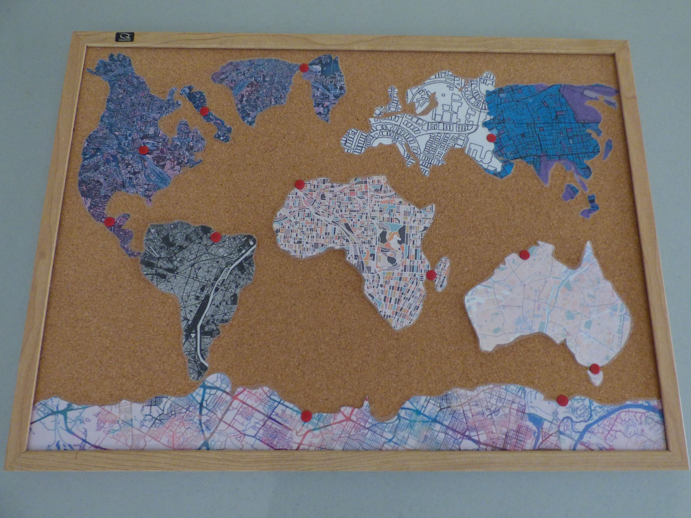 Bulletin Board World Map : 5 Steps - Instructables